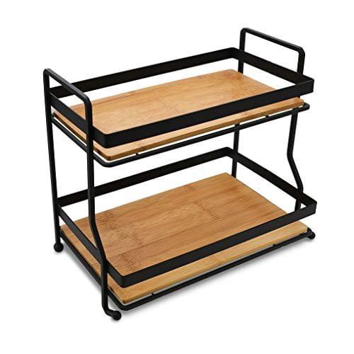 AQ Organizational 2-Tier Home Storage Tray for Vanity, Dresser ...
