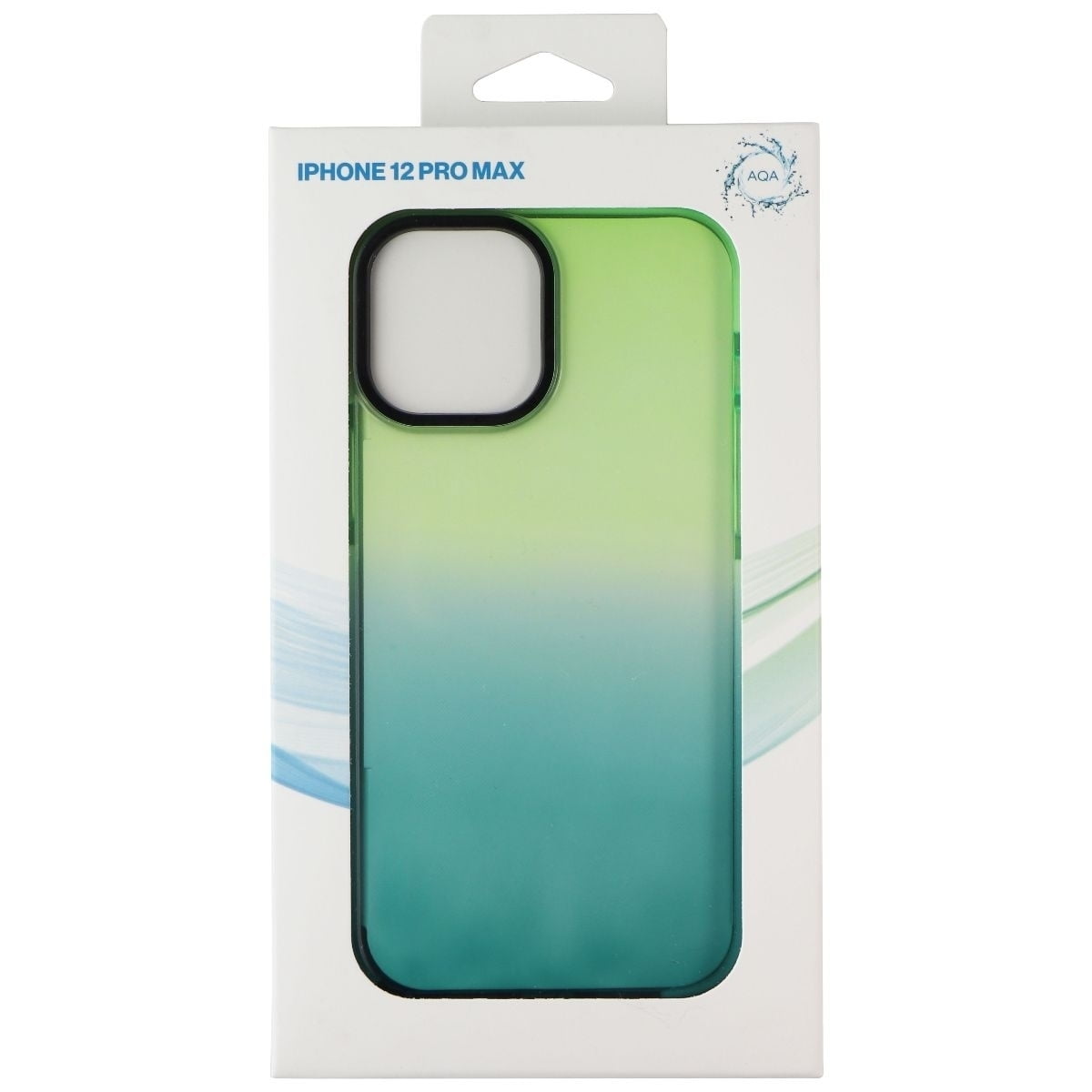 AQA Slim Hardshell Case for iPhone 12 Pro Max - Green/Blue Fade ...
