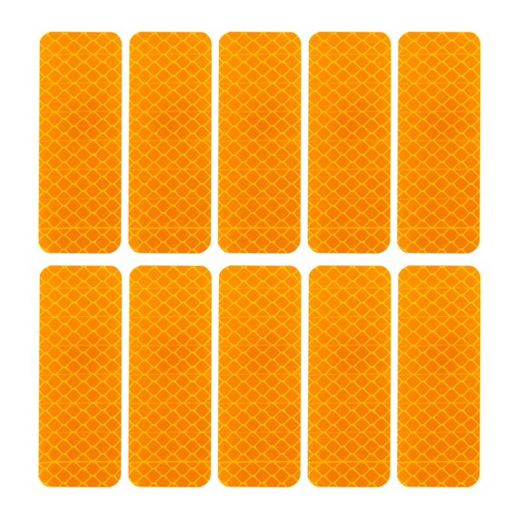 AQCW 10Pcs Reflective Car Stickers Waterproof UV Resistant Self ...