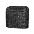 AQCW Car Trash Can Glitter Rhinestone Bling Pressing Square Can Storage ...