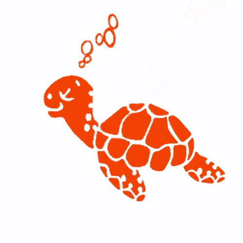 AQCW Cute Sea Turtle Car-Styling Vehicle Body Window Laptop Decals ...