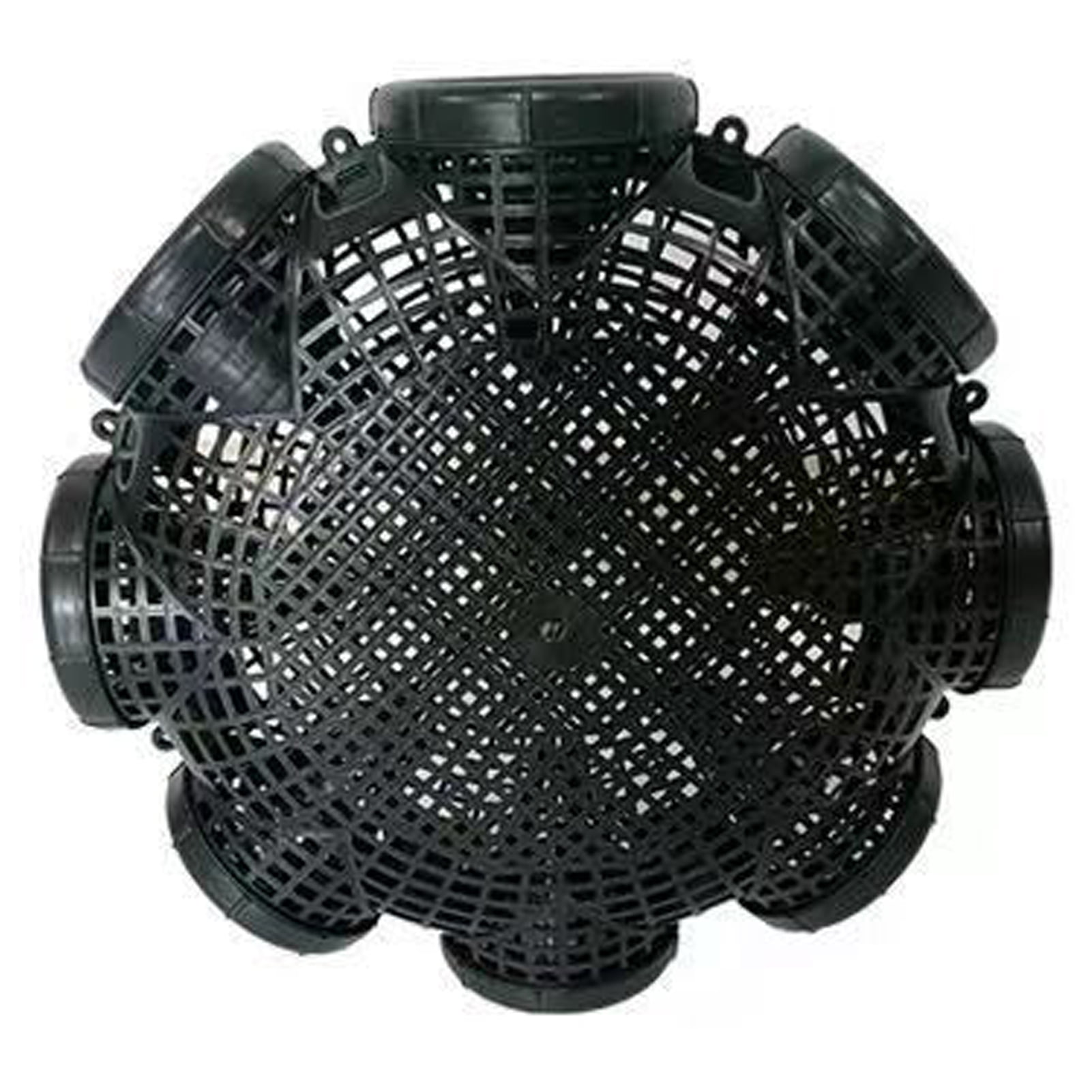 AQCW Fishing Bait Trap 3/6/8 Holes Heavy Duty Fine Mesh Portable River ...