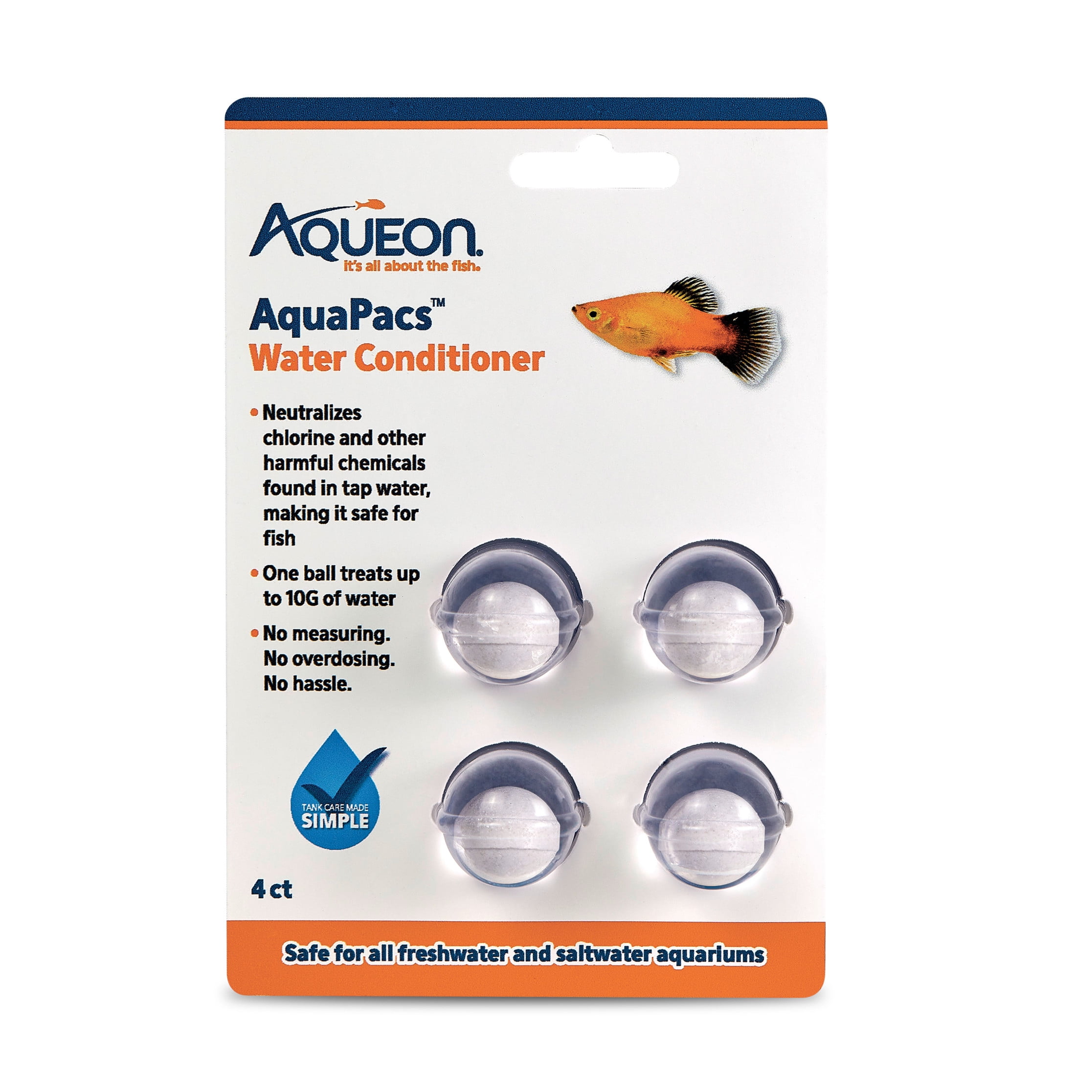 Aqueon AquaPacs Water Conditioner 4-Pack - Walmart.com