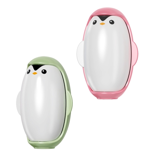 AQFZ 1/2Pcs Penguin Shape Lint Roller Ball Reusable Pet Hair Remover ...