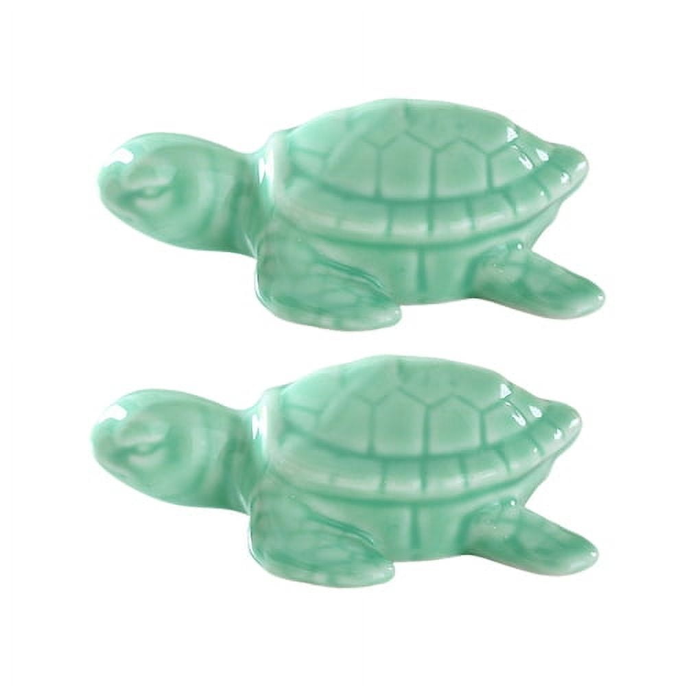 AQFZ 2 Pcs Turtle Toilet Bolt Caps Ceramic Sea Turtle Toilet Bolt Cover ...