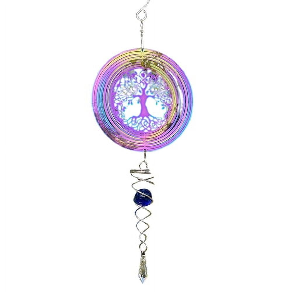 AQFZ 3D Hanging Wind Spinner Stainless Steel Reflective Wind Spinner ...