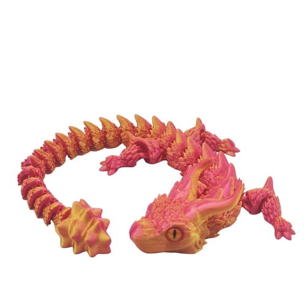 AQFZ 3D Printed Dragon Toy Articulated Dragon Figurine with Movable ...