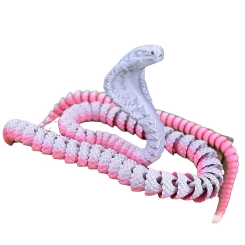 AQFZ 3D Printed Snake Figurine Movable Joints Snake Figure Articulated ...