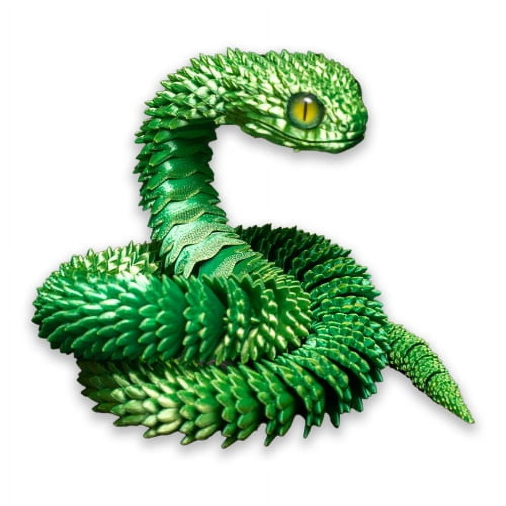 AQFZ 3D Printed Snake Figurine Movable Joints Snake Figure Articulated ...