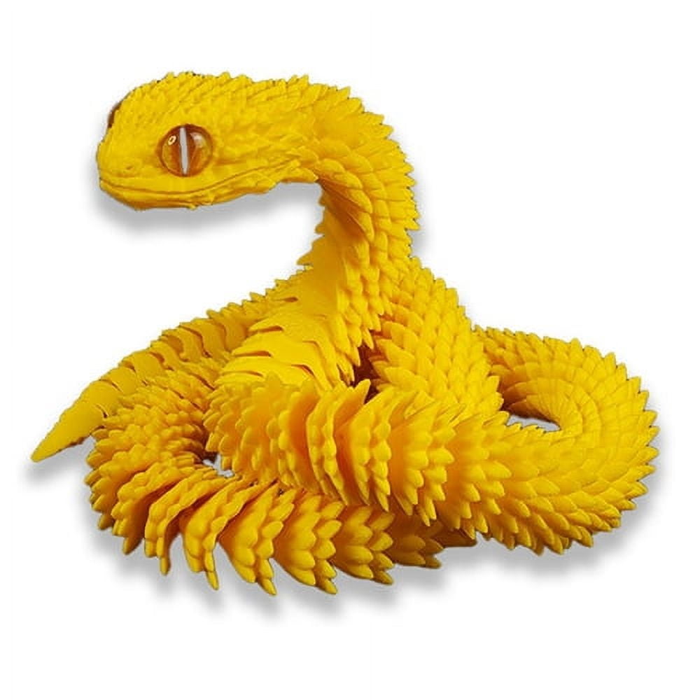 AQFZ 3D Printed Snake Figurine Movable Joints Snake Figure Articulated ...