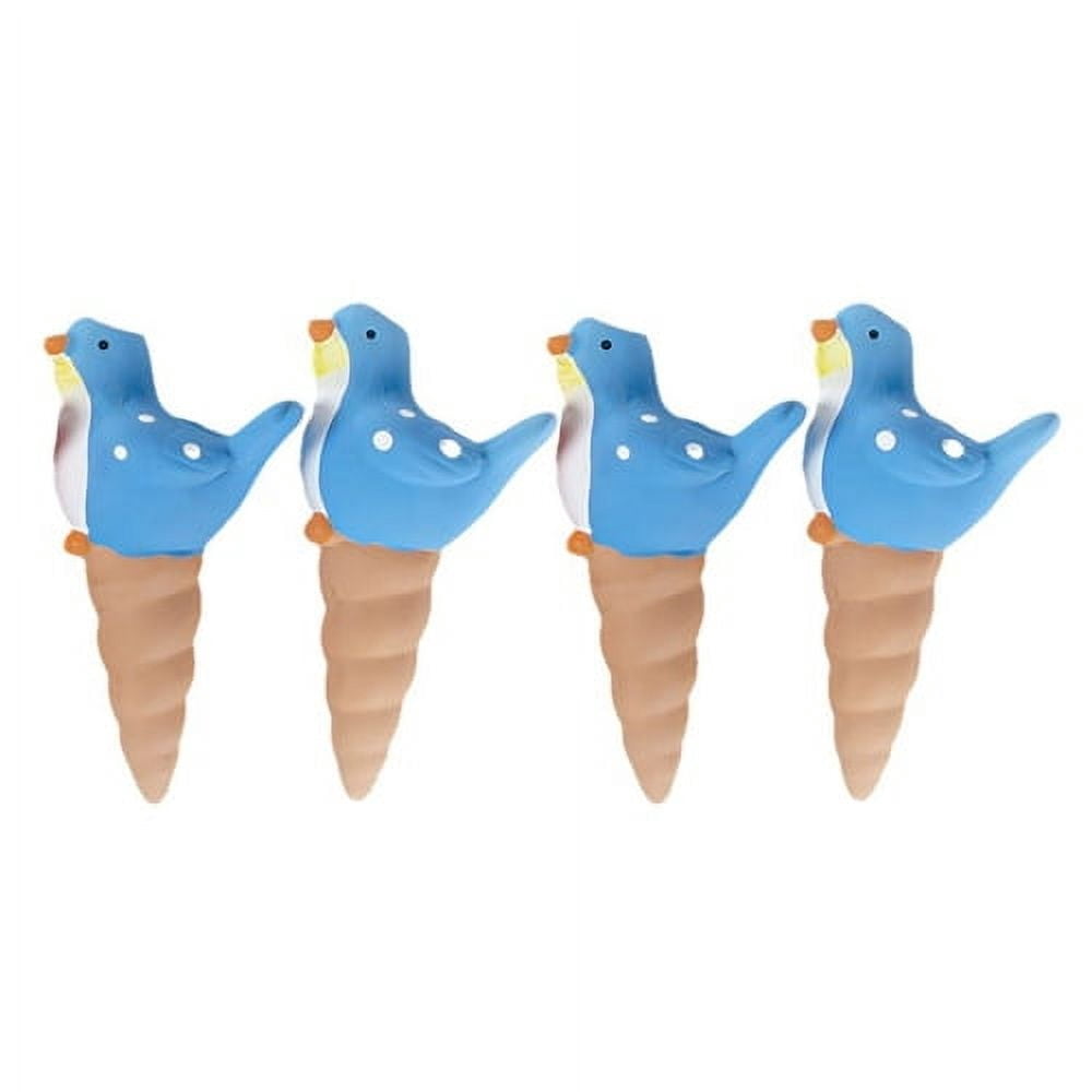 AQFZ 4 Pcs Bird Shaped Self-Watering Spikes Terracotta Clay Plant ...