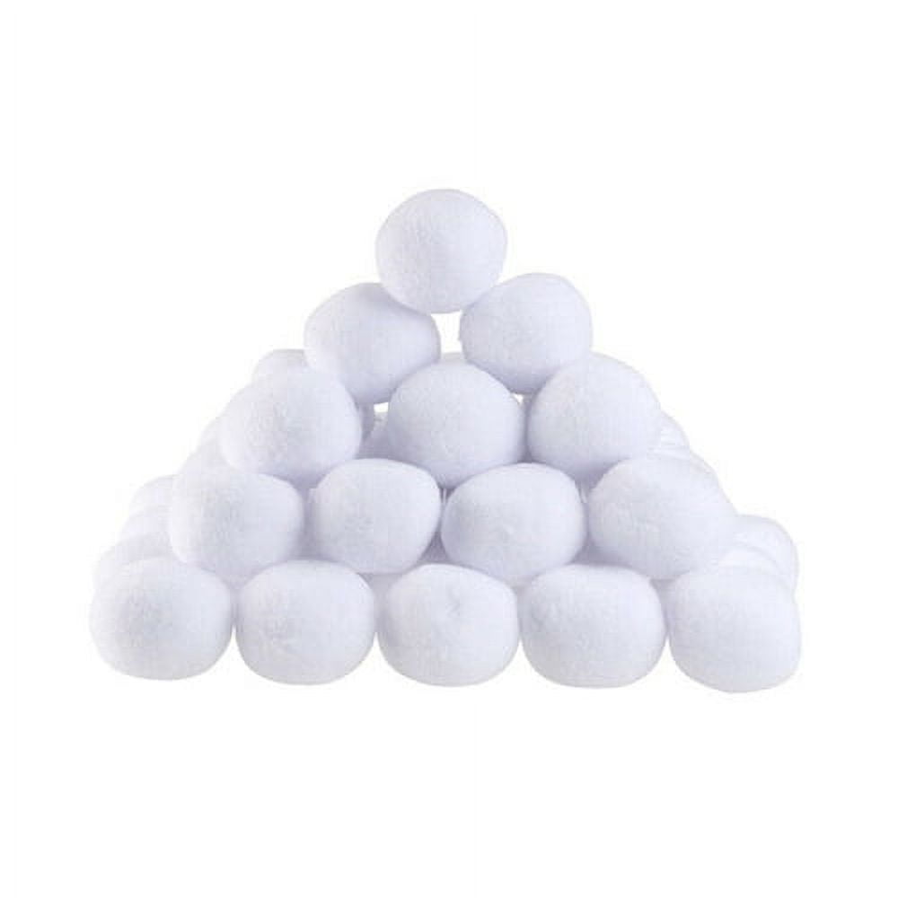 AQFZ 50 Pack Christmas Fake Snowball 3 Inch Artificial Snowball Toy for ...