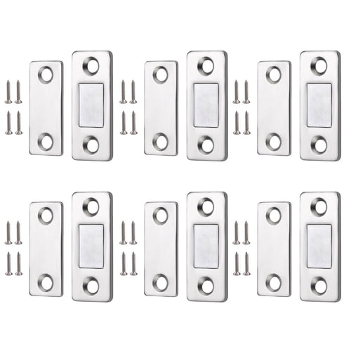 AQFZ 6/10/15Pcs Invisible Cabinet Door Magnet with Screw Ultra-Thin ...