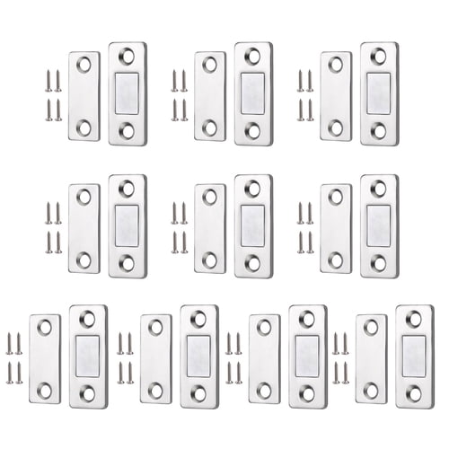 AQFZ 6/10/15Pcs Invisible Cabinet Door Magnet with Screw Ultra-Thin ...