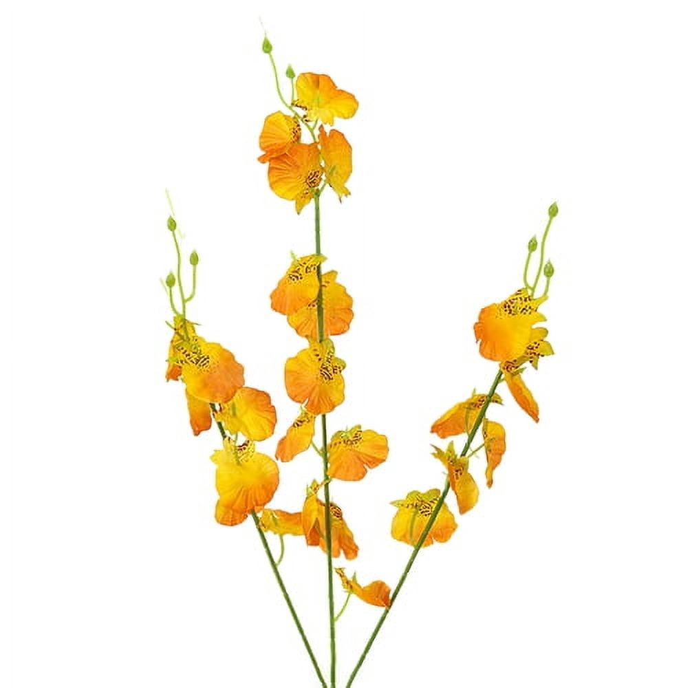 AQFZ Artificial Orchids 3 Fork Realistic Colorful Fake Flower Wedding ...