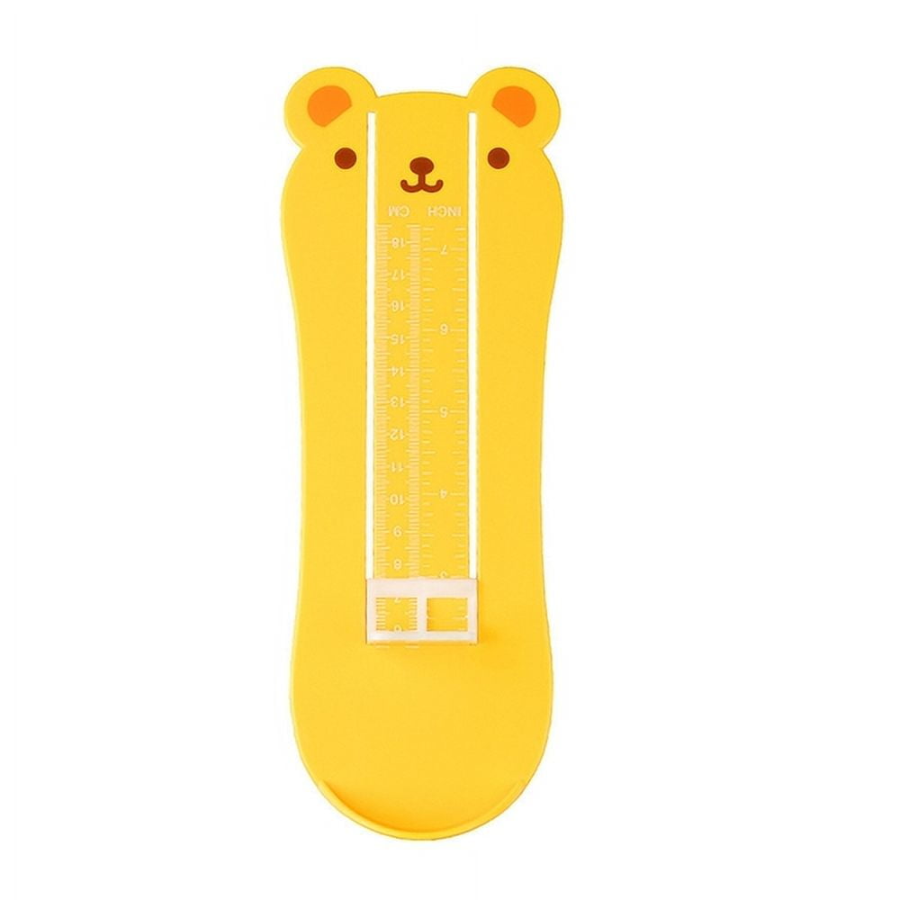 AQFZ Cartoon Bear Foot Measuring Device Infant Kids Adults Foot Length ...