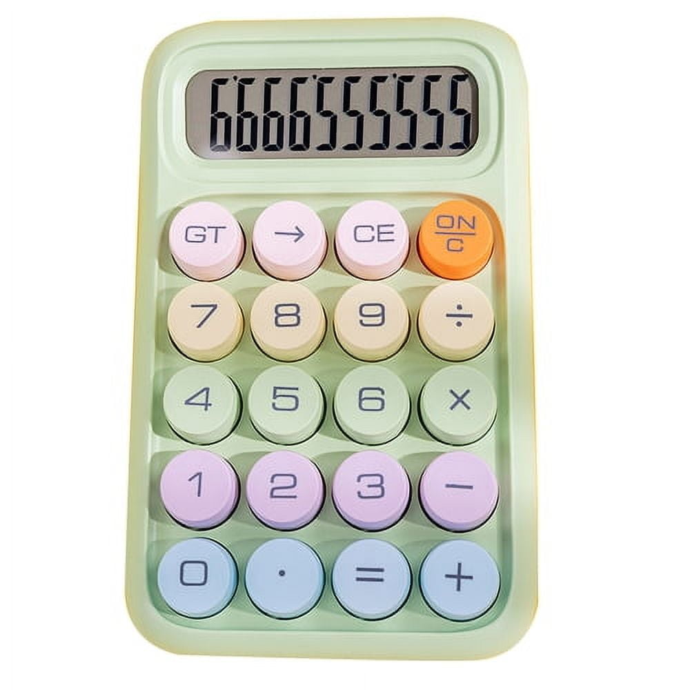 AQFZ Desktop Calculator with Big Buttons Large Display Screen Battery ...