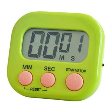 Runleader Quad Countdown Digital Kitchen Timer LCD 12/24H Clock Loud ...