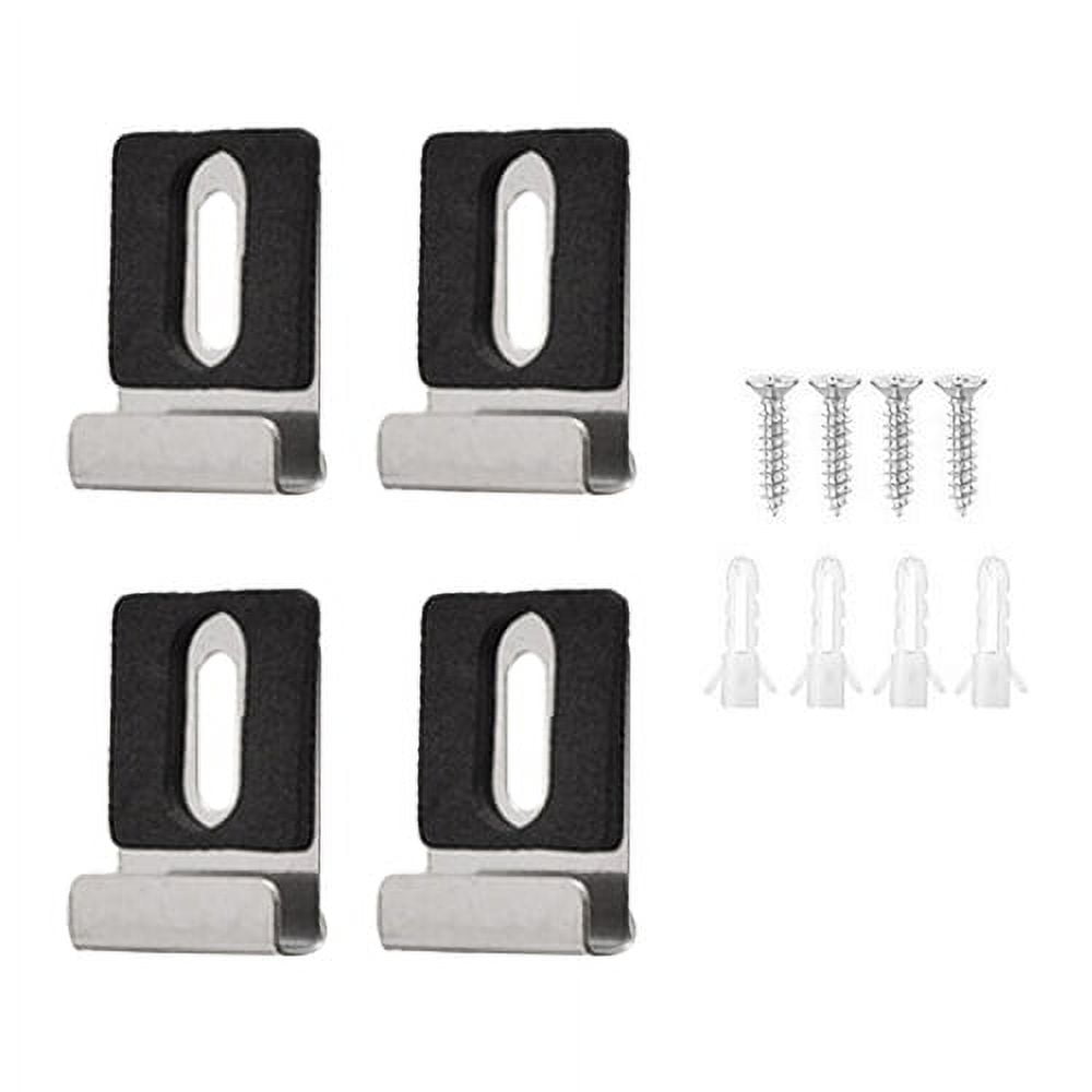 AQFZ Metal Mirror Clips Wide Channel Mirror Hanger Clip Kit Rustproof ...