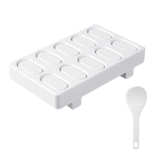 AQFZ Onigiri Sushi Mold Nigiri Bento Rice Ball Maker 10 in 1 Mini ...