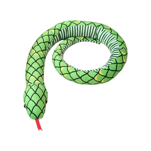 AQFZ Realistic Long Soft Snake Plush Toy Lifelike Design Washable ...