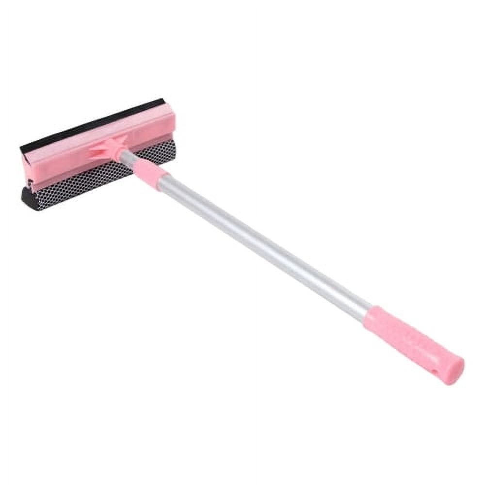 AQFZ Window Cleaner with Retractable Handle Glass Doors Mirrors Natural Rubber Scraper ...