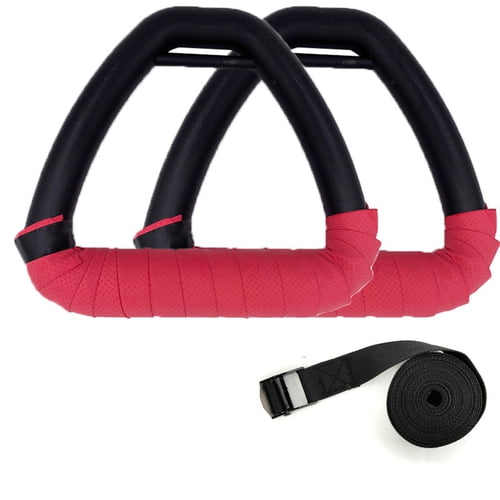 AQGT 1 Set Gym Rings Ergonomics Sweat-Absorbed Strong Load-bearing ...