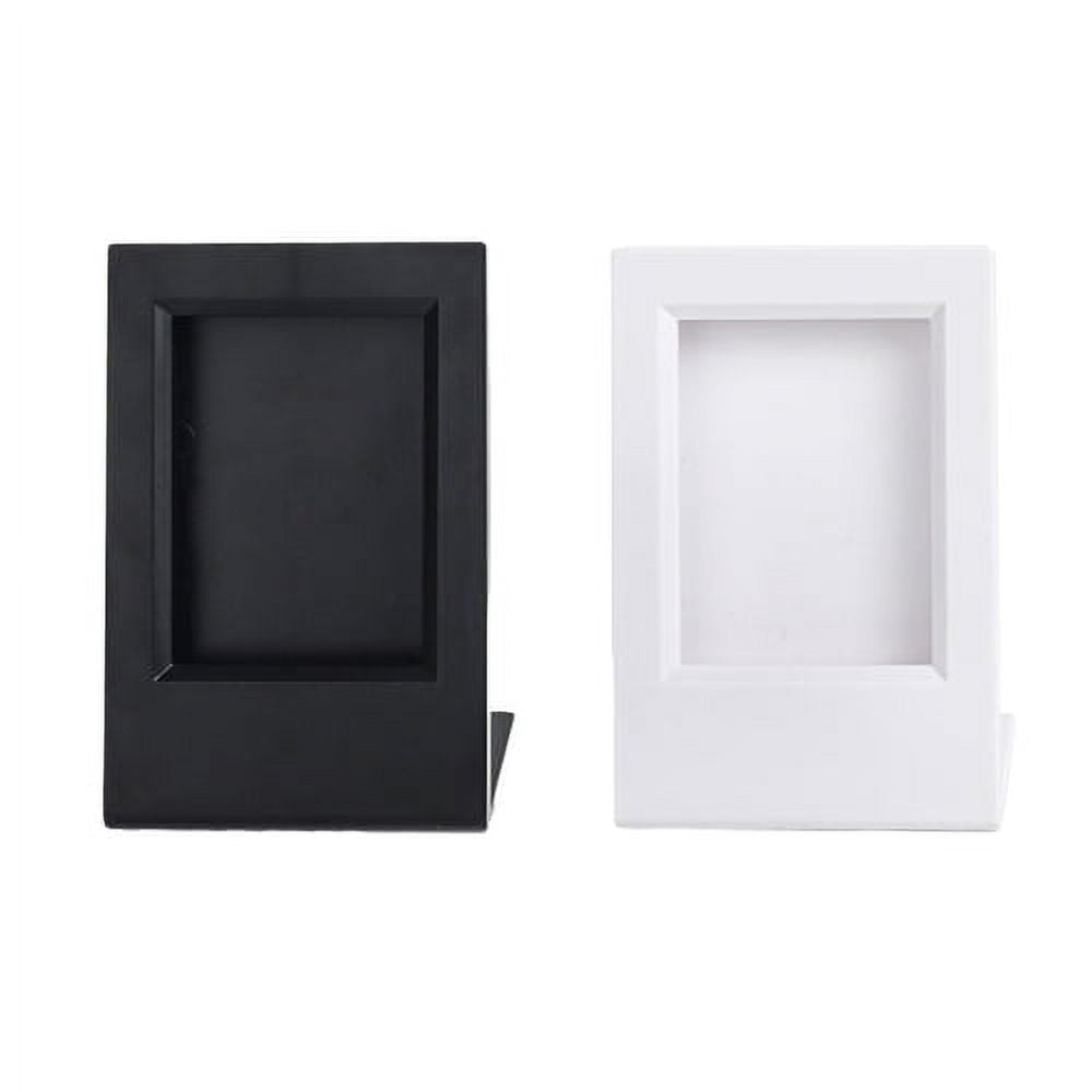 AQGT 2 Pcs 3 Inch Photo Frame Free-standing L-Shaped Photo Storage ...