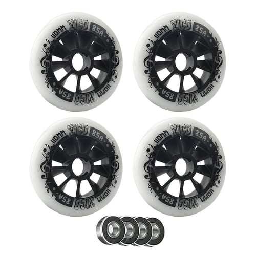 AQGT 4 Pack Inline Skate Wheels 90/100/110mm Skate Replacement Wheels ...