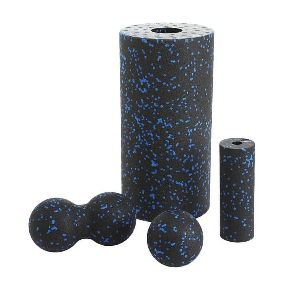 AQGT 4Pcs/Set EPP Foam Roller Fascia Ball High Density Back Pain Relief Yoga Exercise Physical ...