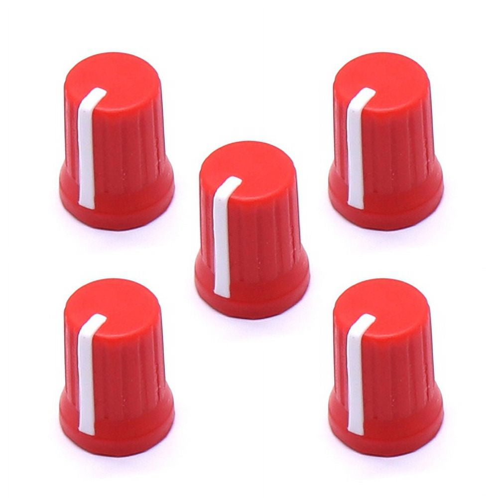 AQGT 5Pcs Universal EQ Rotary Knob Replacement Wear Resistant Mini Size ...