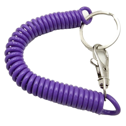 AQGT Anti-loss Keychain Retractable Anti-fall Elastic with Keyring Anti ...