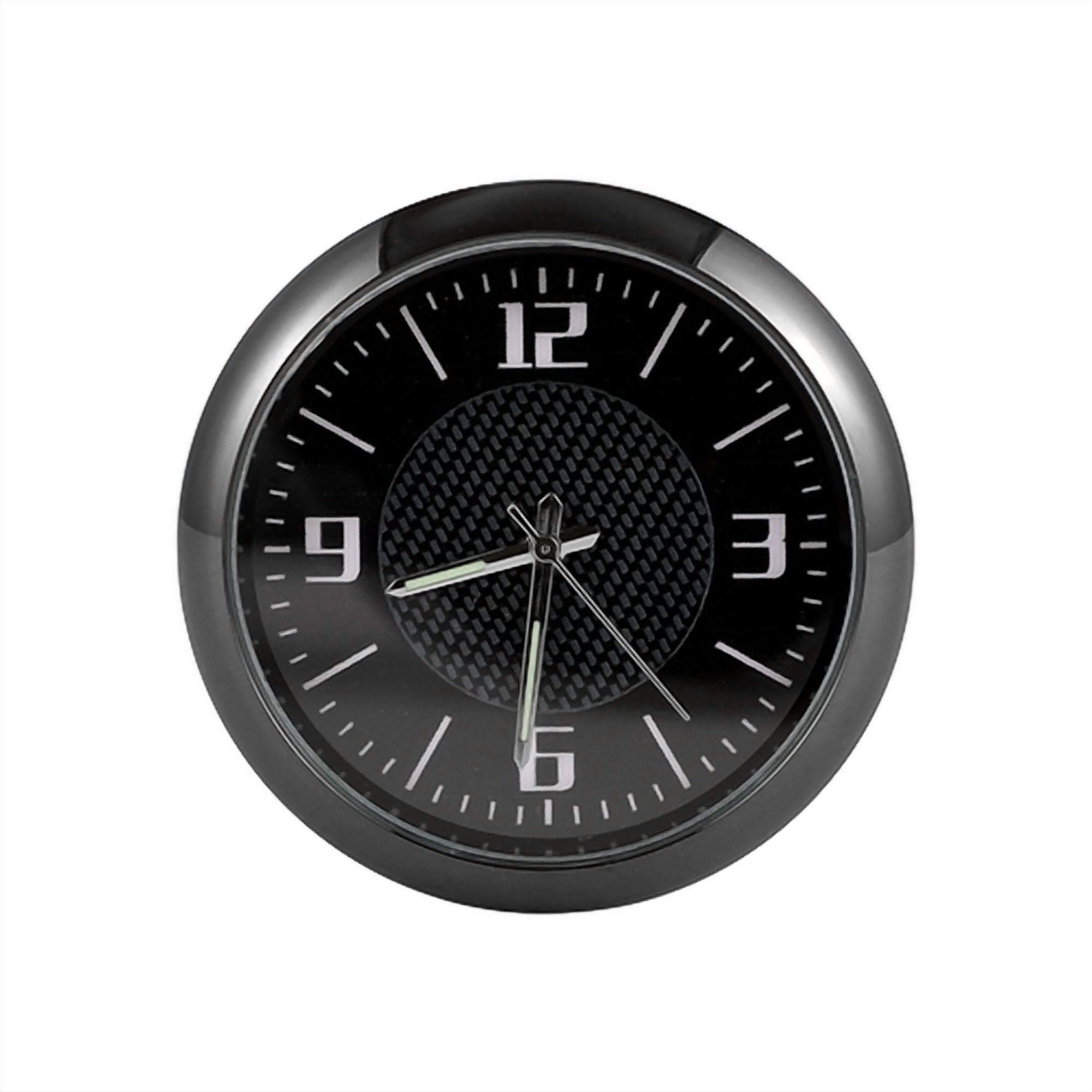 AQGT Car Clock Round Digital Button Battery Operated High/Low ...