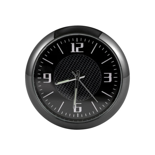 AQGT Car Clock Round Digital Button Battery Operated High/Low ...