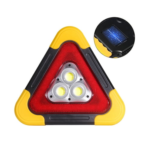 AQGT Car Emergency Breakdown Warning Triangle Red Reflective Safety ...