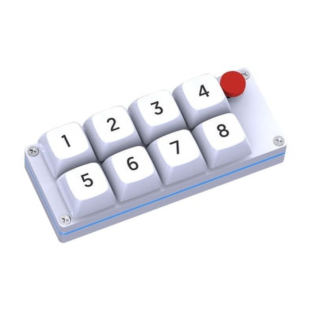 AQGT Macro Programmable Mini Keyboard with RGB Backlit 8 Key Hot-swap ...