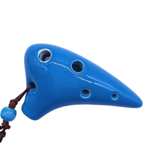 AQGT Ocarina 6 Hole Musical Instrument Ceramic Music Lover Mini Ocarina ...