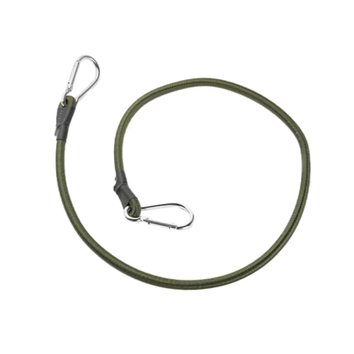 AQGT Outdoor Elastics Rubber Mountain Rope with Carabiner Hook 8mm ...