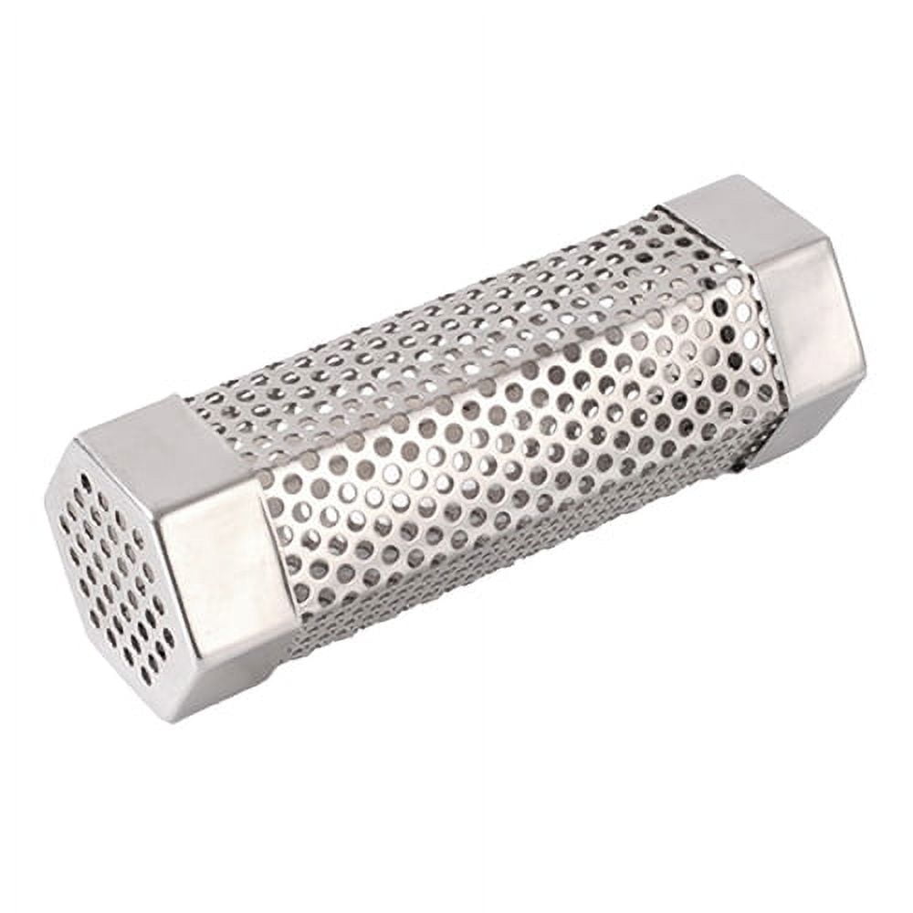 AQGT Pellet Tube Stainless Steel BBQ Smoke Tube with Ventilation Holes ...