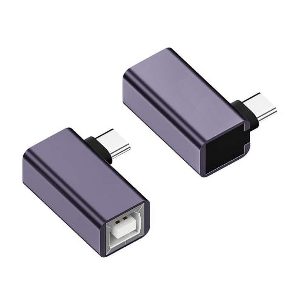 AQGT USB-B Female to Type-C/Micro/Mini Male Adapter Phone Computer ...