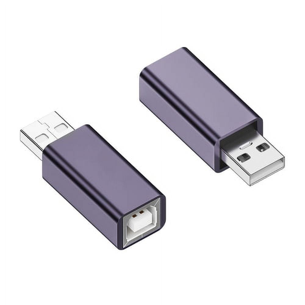 AQGT USB-B Female to Type-C/Micro/Mini Male Adapter Phone Computer ...