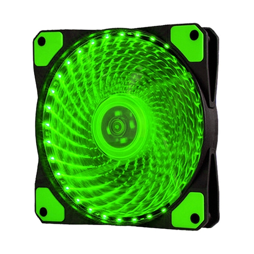 AQGT Ultra Mute 12cm 33 LEDs RGB Light Cooling Fan Heatsink for ...