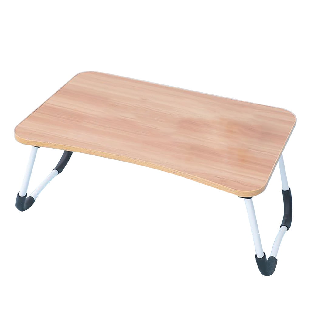 AQITTI Foldable Lap Desks for Laptop, 23.5 Inch Portable Bed Tray Table ...