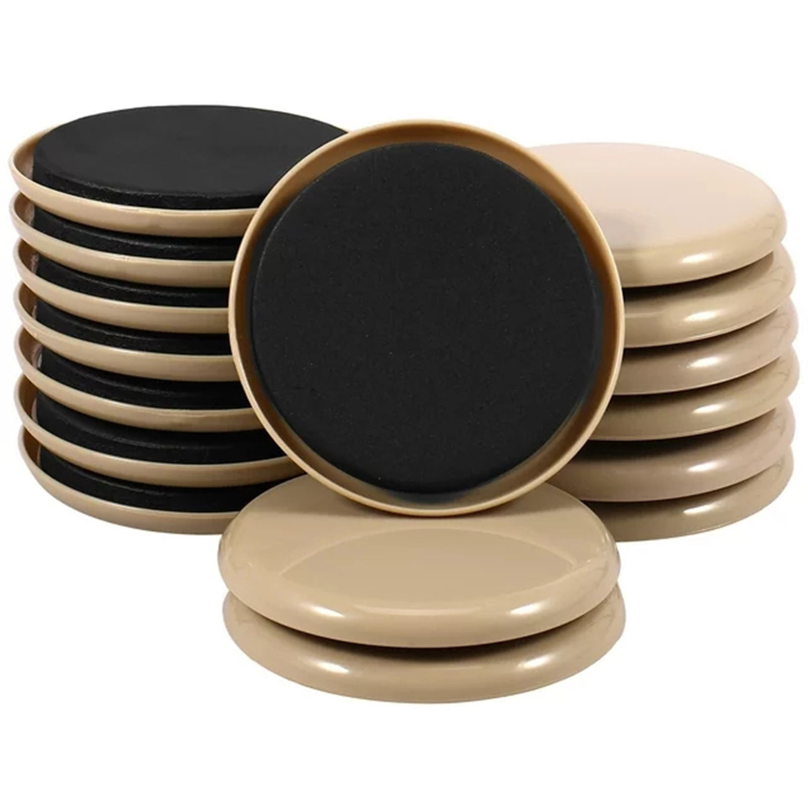 AQITTI Furniture Sliders 16 Pack Plastic Rubber Sliders for Furniture ...