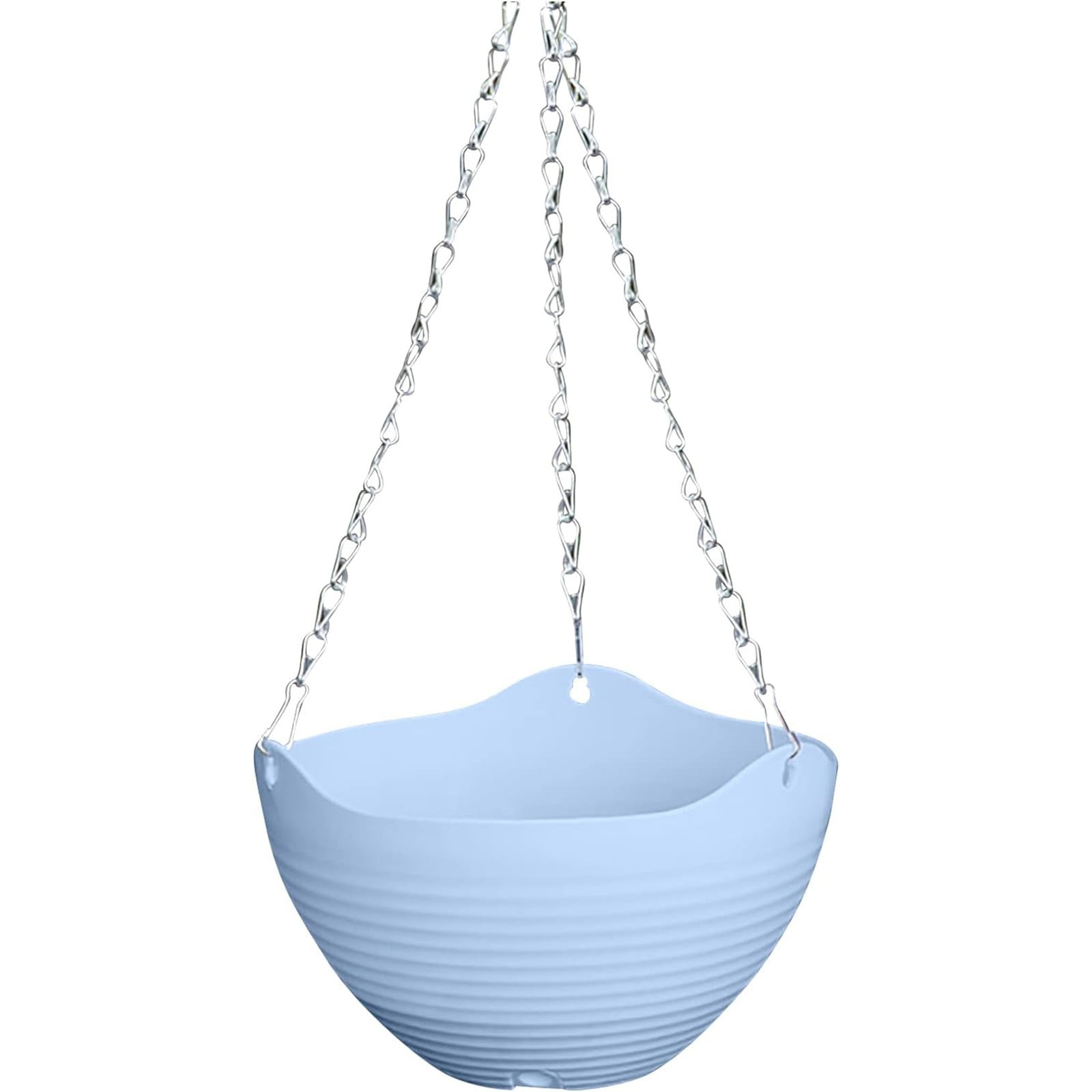 AQITTI Hanging Plastic Flower Pots Garden Hanging Pots for Plants ...