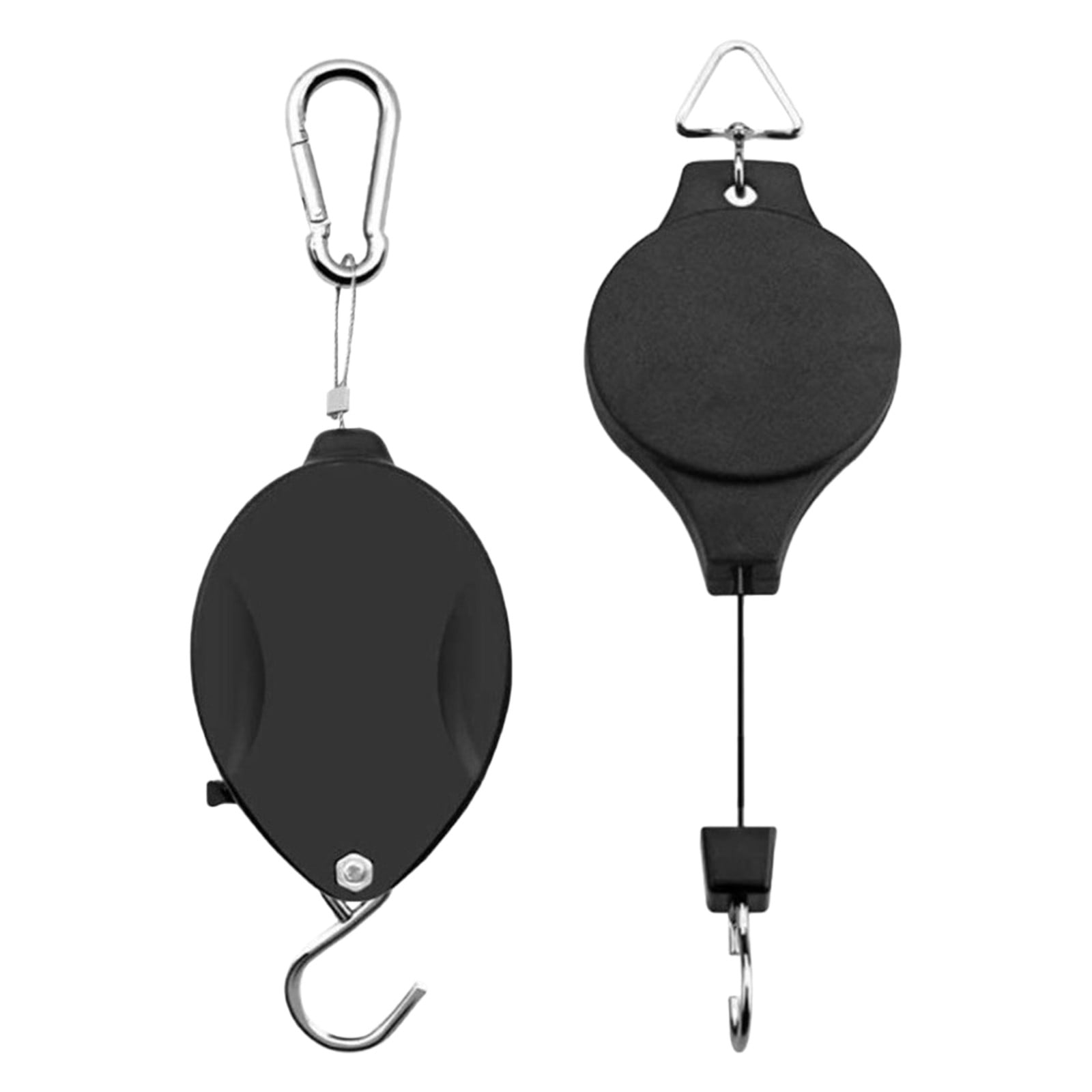 AQITTI Hook Mechanism With Locking Adjustable Hanger Retractable Pulley ...