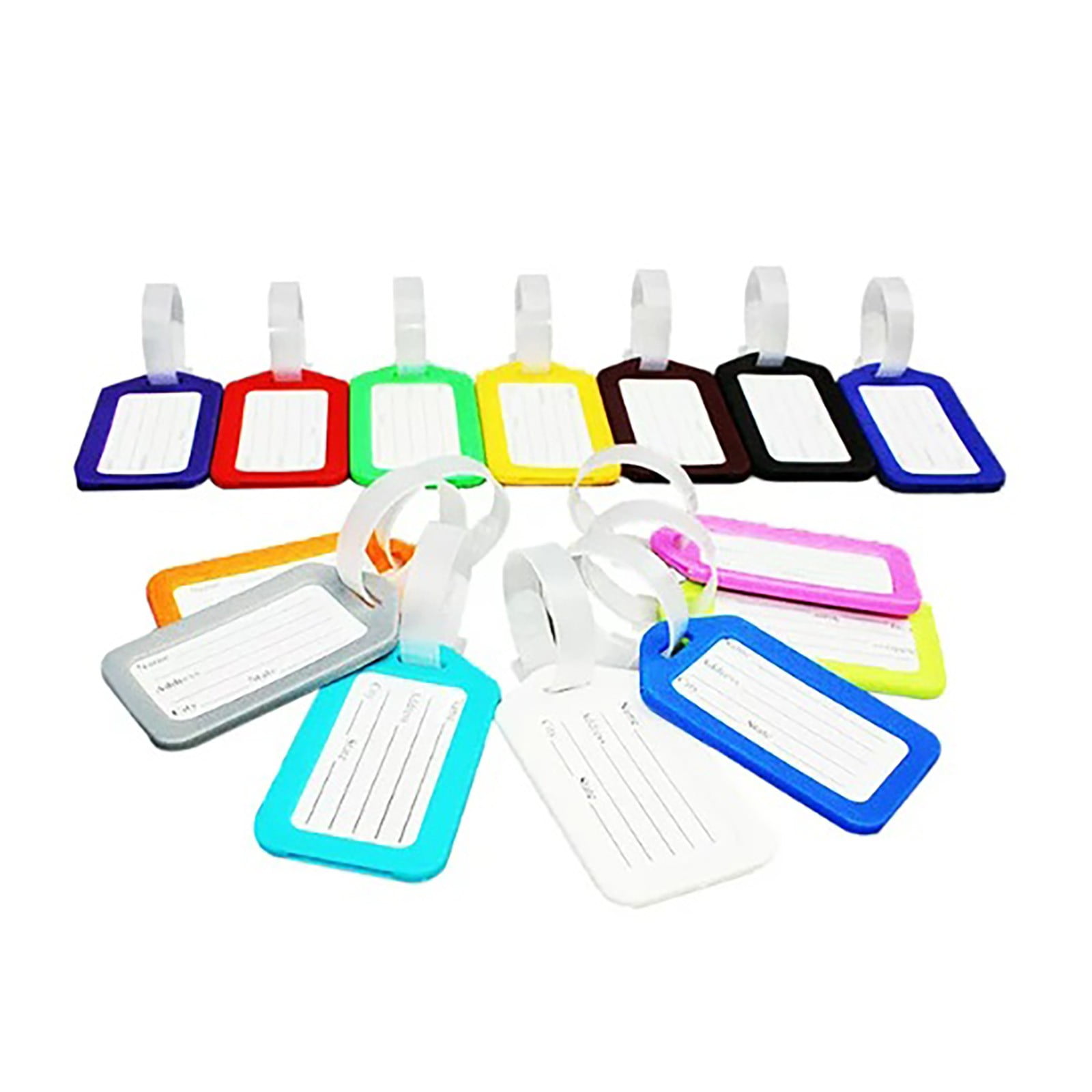 AQITTI Household Gadgets 10Pcs Travel Duffle Bag Tags Plastic Suitcase ...