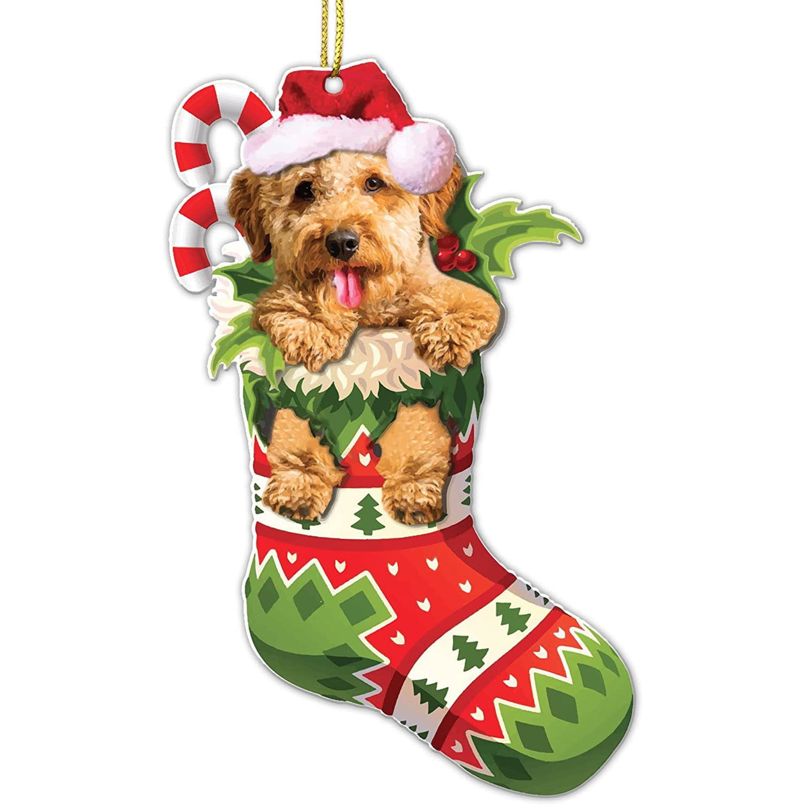 AQITTI Household Pendant Christmas Ornaments Dog for Tree Decorations ...