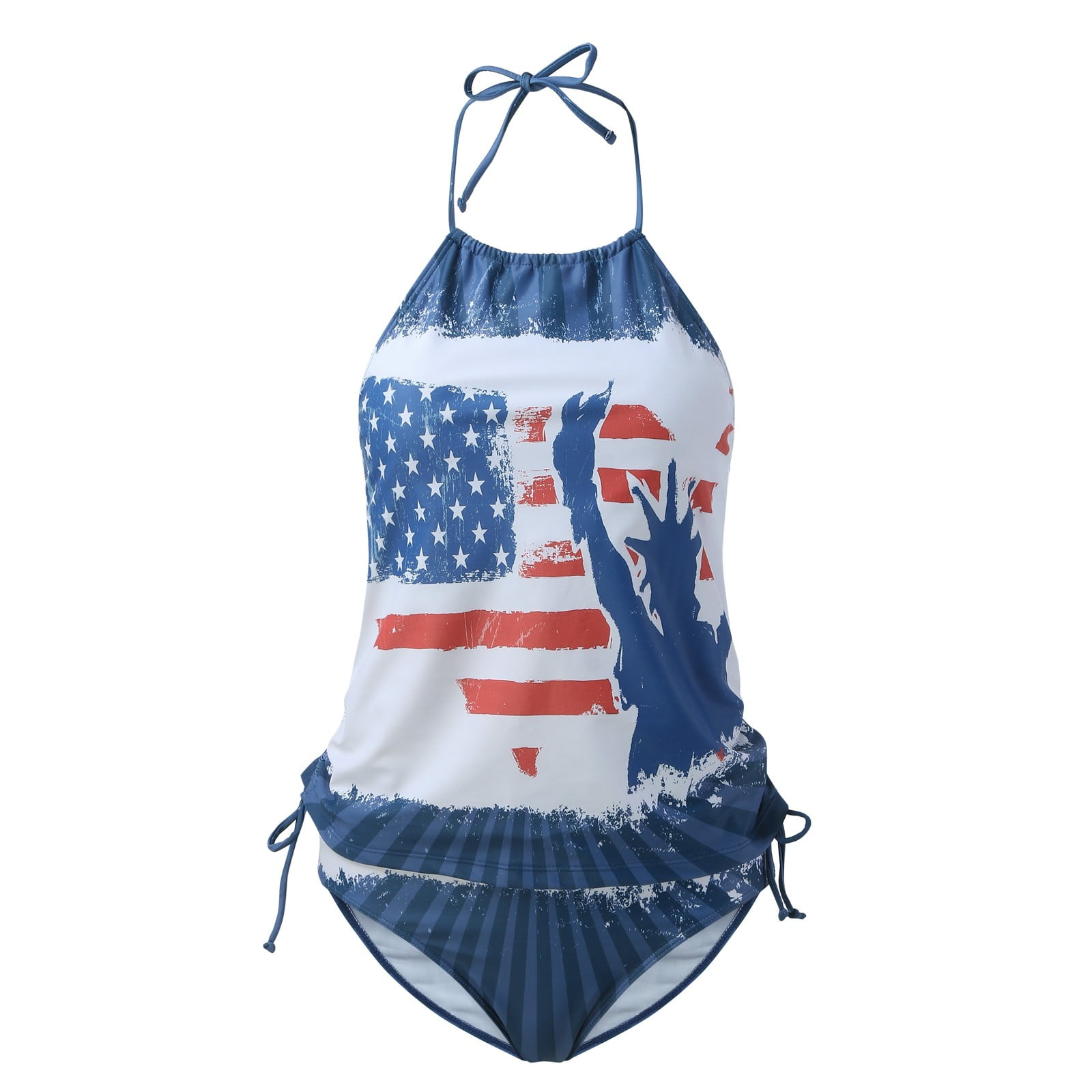 Aqitti Womens Beautiful New Leaky Back Split Bikini Swimsuit