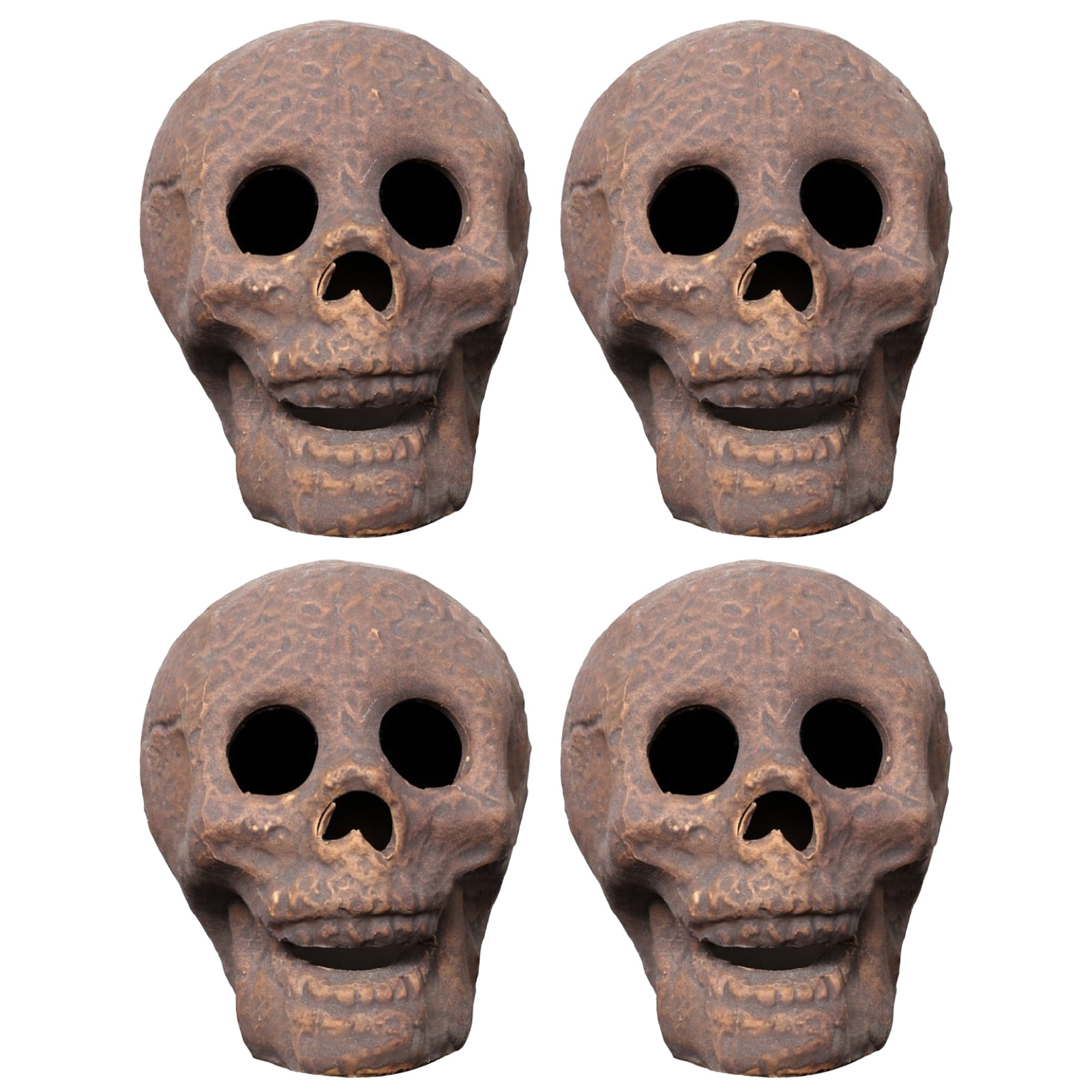 AQJW 1 Set Halloween Human Skull Realistic Fireproof Bonfire Campfire ...